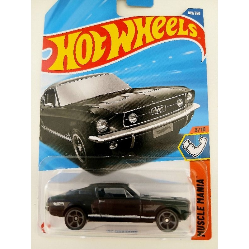 Hot Wheels Ford Mustang preto Muscle Mania | Shopee Brasil