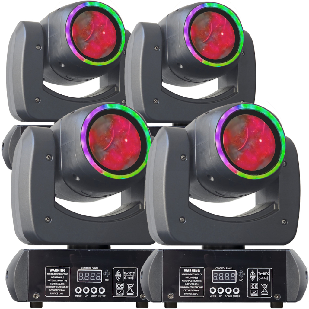 Kit 2 Moving Head Beam SOG-100WB 100w Borda Led Prisma | Shopee Brasil