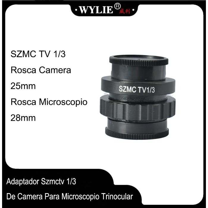 Adaptador Câmera Para Microscópio Trinocular Ctv 1/3 Preto clip-icon ...