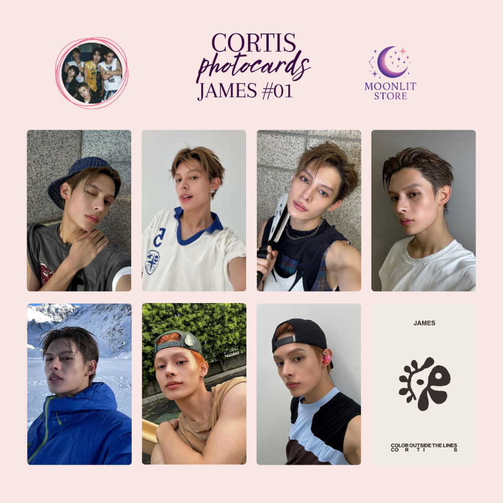 James (Cortis) - Kit de photocards fanmade | Shopee Brasil