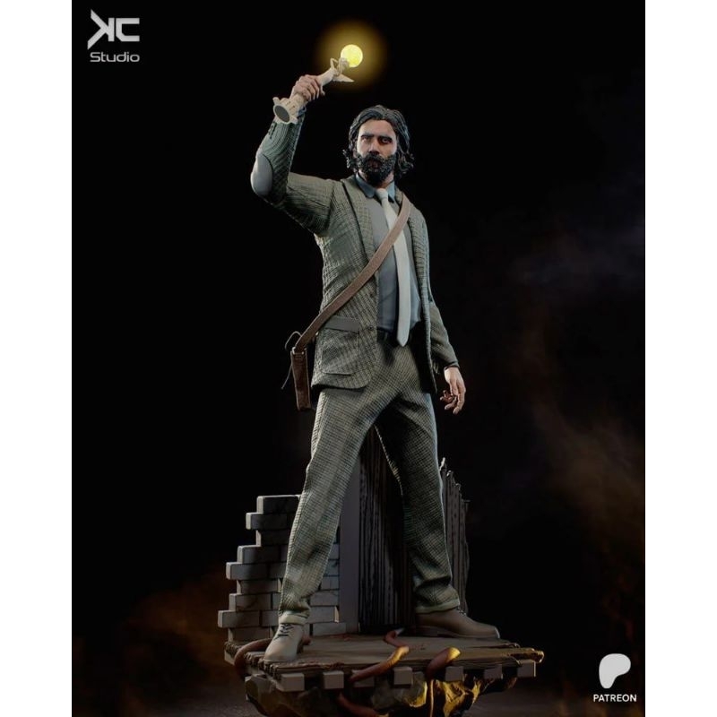 Alan wake miniatura 7cm mini | Shopee Brasil