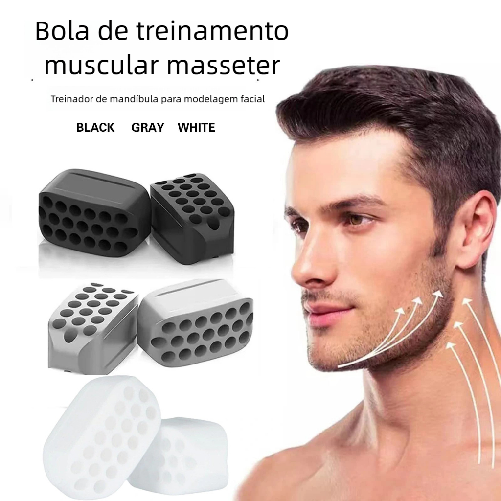 Aparelho Exercício Mandíbula Jawline Definir Maxilar Pescoço | Shopee ...