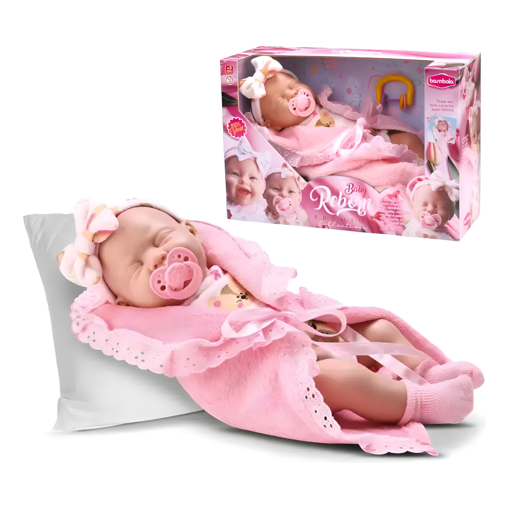 BONECA BABY REBORN PREMIUM COLLECTION – BAMBOLA – REF. 919 e 923 ...