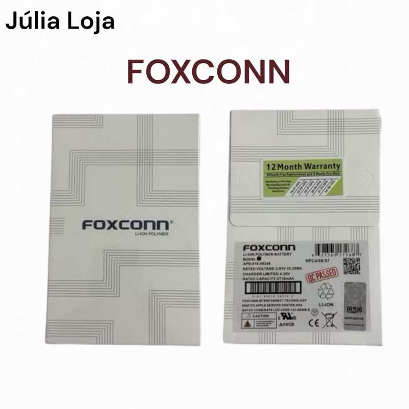 BAT COMPATIVAL IPHO-NE FOXCONN ( 13 PRO MAX ) ORI NOVA COM GARANTIA ...