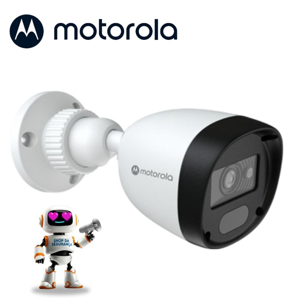 Camera Bullet Externa Ip66 2,8mm Ir20m 1080p 2mp Motorola Compatível ...