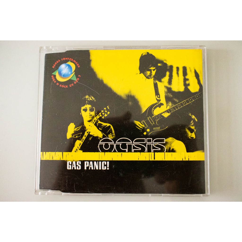 CD OASIS - GAS PANIC! - SINGLE RARÍSSIMO | Shopee Brasil