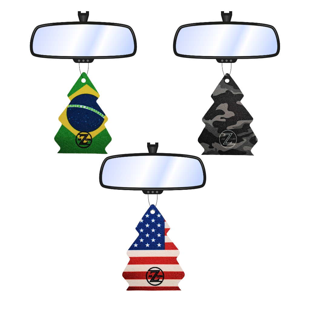 Odorizador, Aromatizante Para Retrovisor De Carro - 3 UND | Shopee Brasil