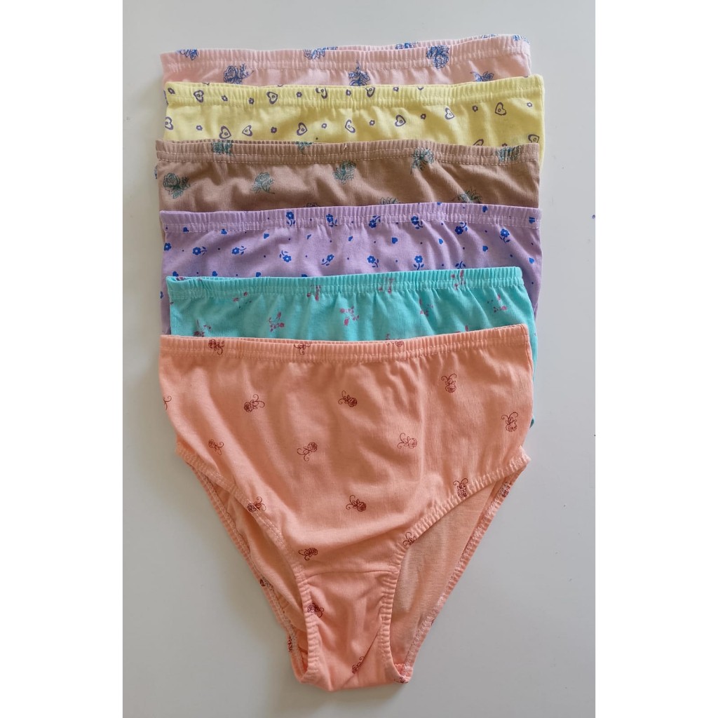 Kit de Calçola para Senhoras em Algodão Estampado Calcinha Extra Grande ...