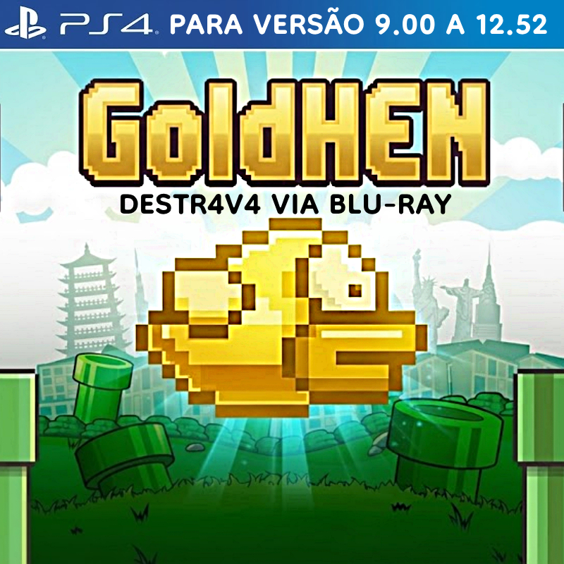 GoldHEN PS4 BD-BJ até 12.52 versão automática | Shopee Brasil