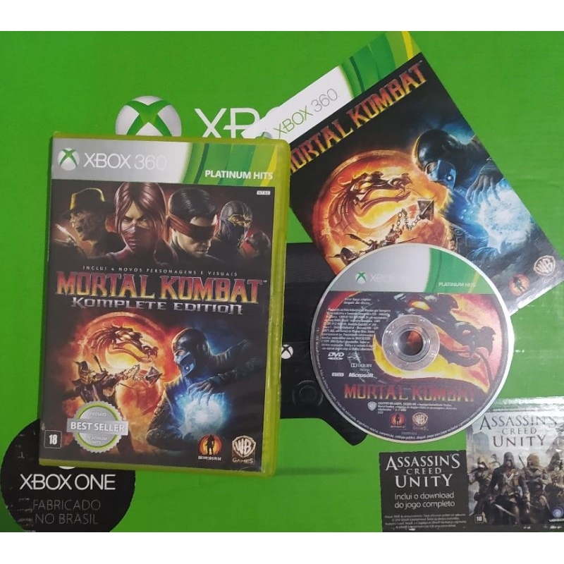 Mortal Kombat Komplete Edition ORIGINAL Xbox 360 ONE SERIES Completo ...