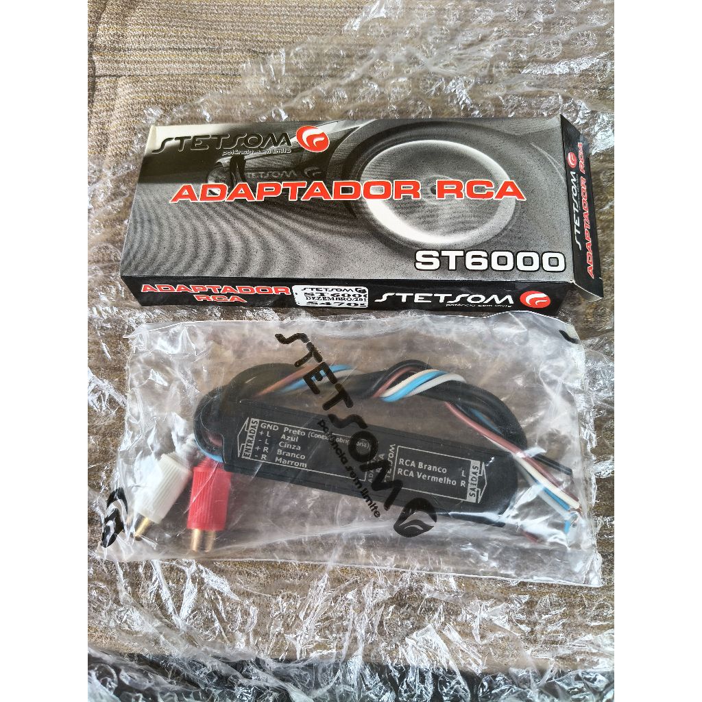 Adaptador Rca St6000 Stetsom Original Novo | Shopee Brasil