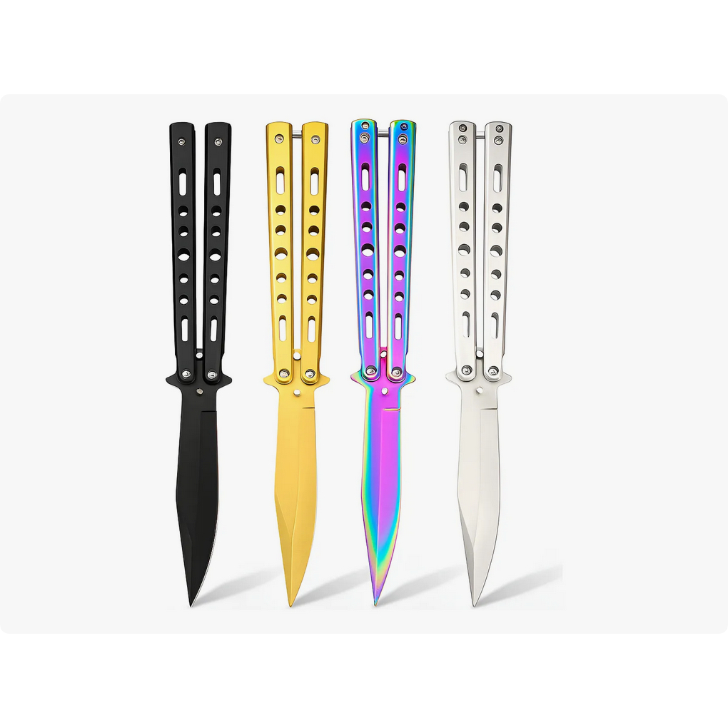 Canivete Butterfly Faca Borboleta Tatico Militar Knife Adaga | Shopee ...
