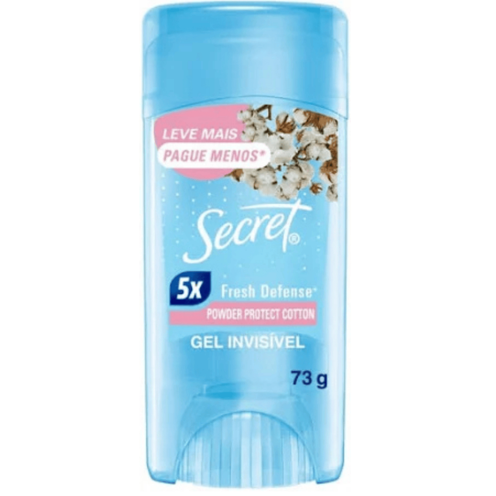 Desodorante Gel Secret Powder Protect Cotton 73g | Shopee Brasil