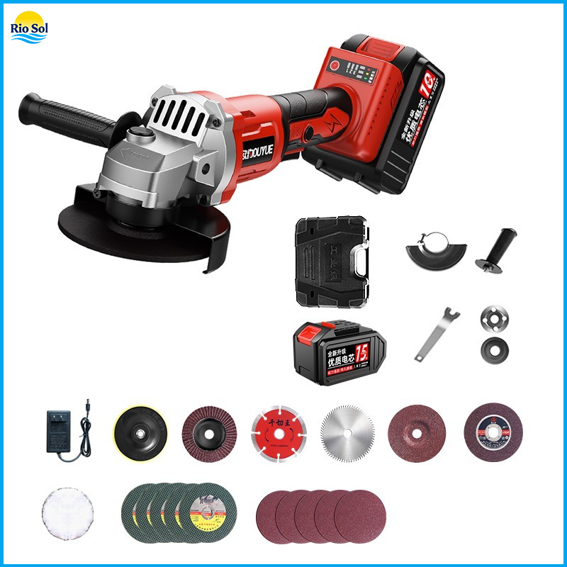 Esmerilhadeira Profissional Politriz Lixadeira 19KIT baterias de ...