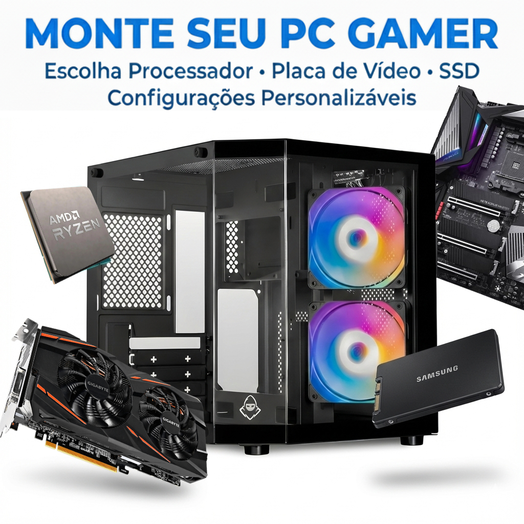PC Gamer AMD Ryzen | RX 580 8GB | B450M | 16GB RAM + SSD 240GB ...