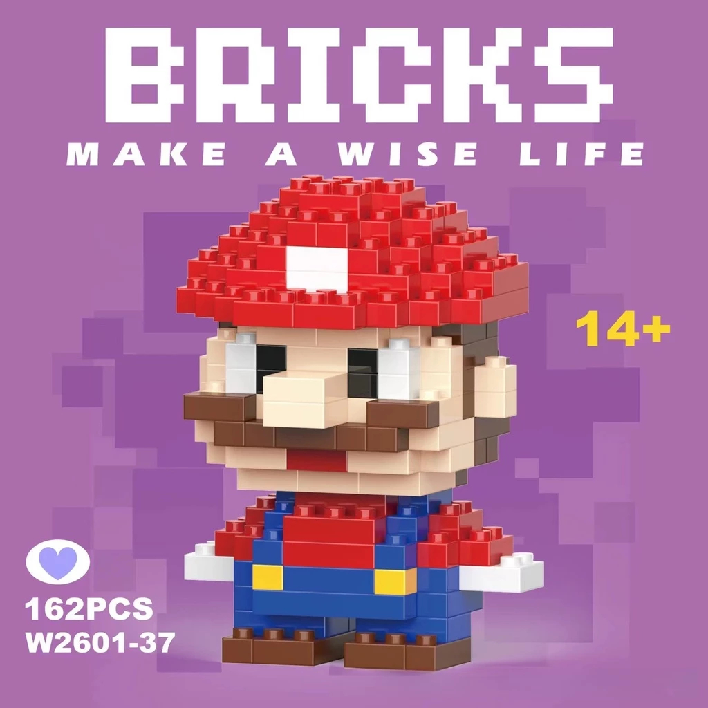 Bricks Lego de Montar Super Mario | Shopee Brasil