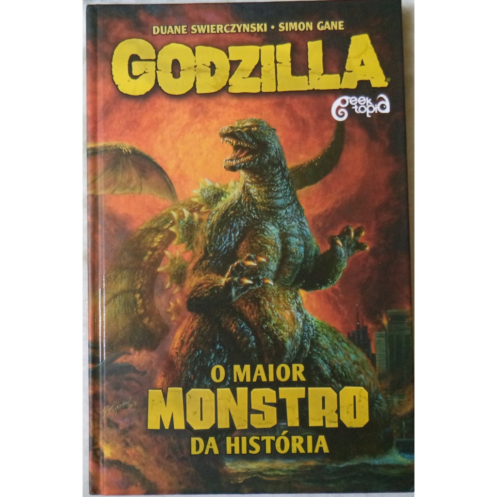 Hq Godzilla o Maior Monstro da História Capa Dura Geektopia | Shopee Brasil