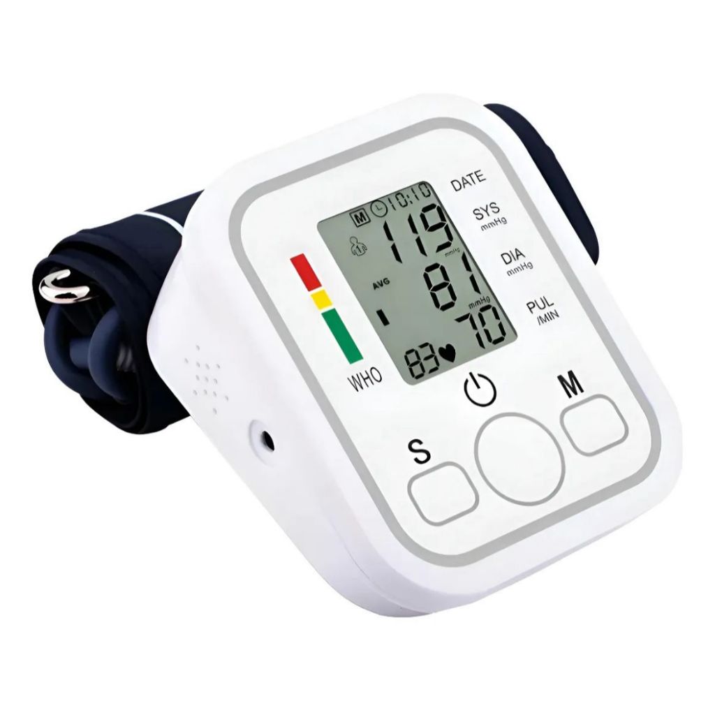 Medidor de Pressão arterial Digital com Voz Branco | Shopee Brasil