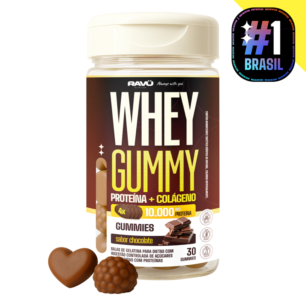 Whey Protein Isolado em Gomas – Proteína + Colágeno, Sem Açúcar, Zero ...