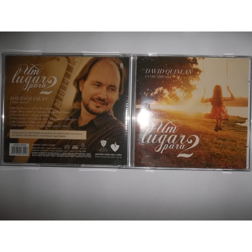 cd david quinlan um lugar para 2 gospel | Shopee Brasil