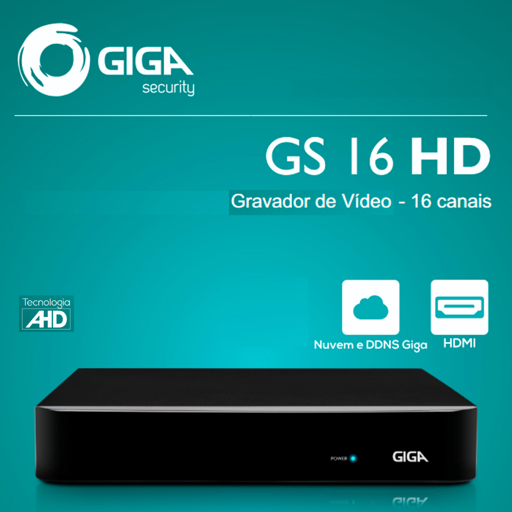 Gravador de Vídeo Digital Giga GS16HD + HD 1TB (USADO) | Shopee Brasil
