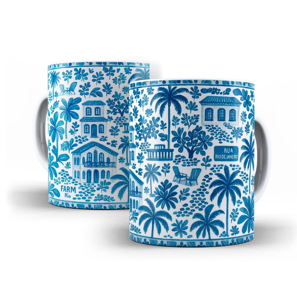 CANECA FARM BRASIL - PORCELNA - 325ml | Shopee Brasil