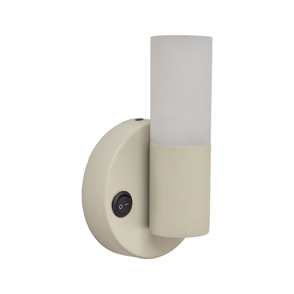Arandela Com interruptor Pipe Special G9 Cor Nude TKS | Shopee Brasil