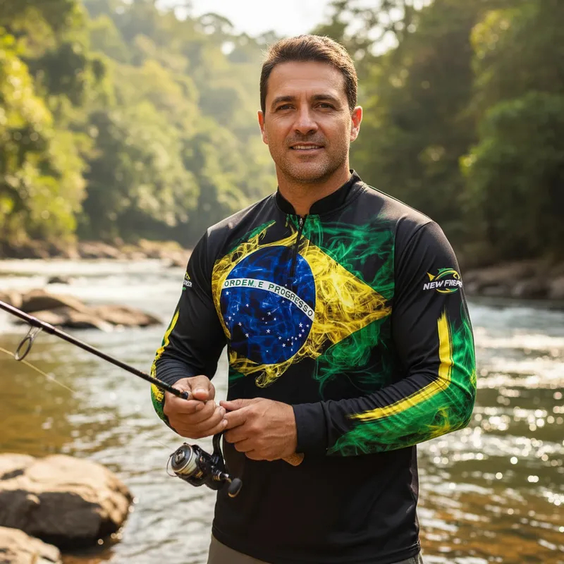 Camisa Camiseta Blusa Unissex Pesca Trilha Praia Brasil Patriota Agro ...