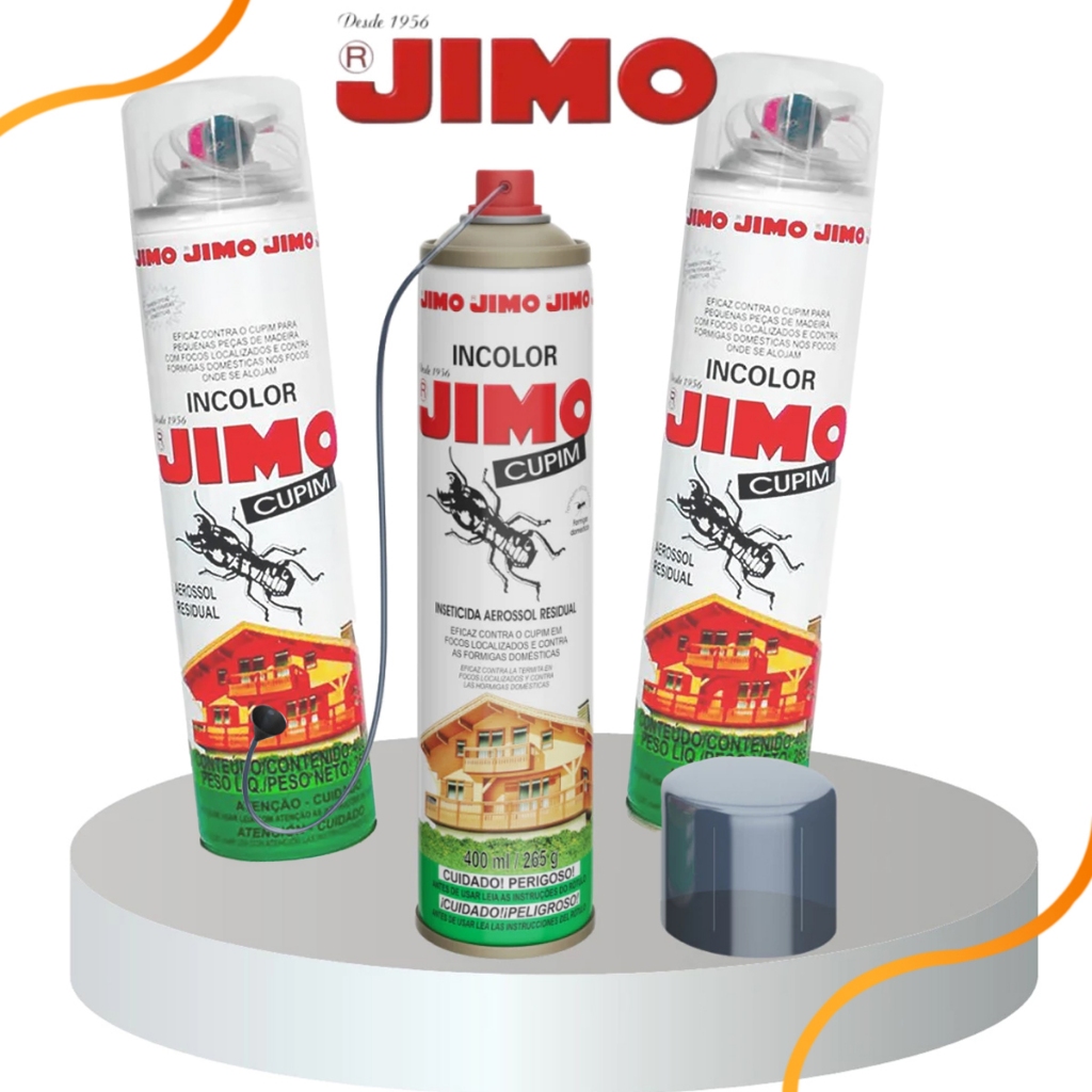 Kit Jimo Cupim Inseticida Mata Cupim Formiga Spray Aerossol 400ml ...