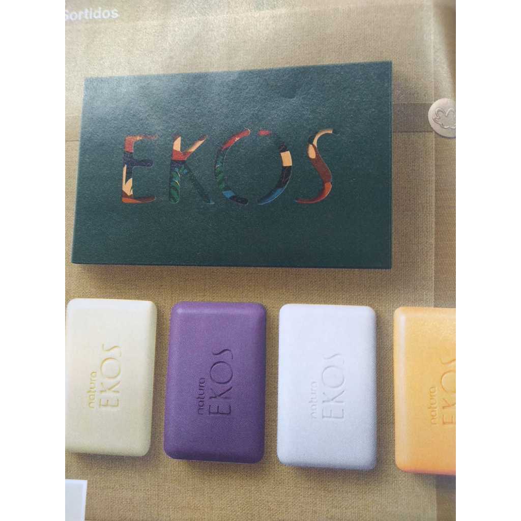 Caixa de sabonetes em barra Ekos com 4 unidades de 100g cada | Shopee ...