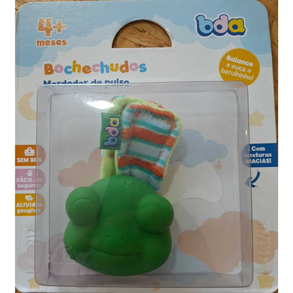 Mordedor de Pulso Bochechudos – BDA | 4+ Meses | Texturas Macias ...