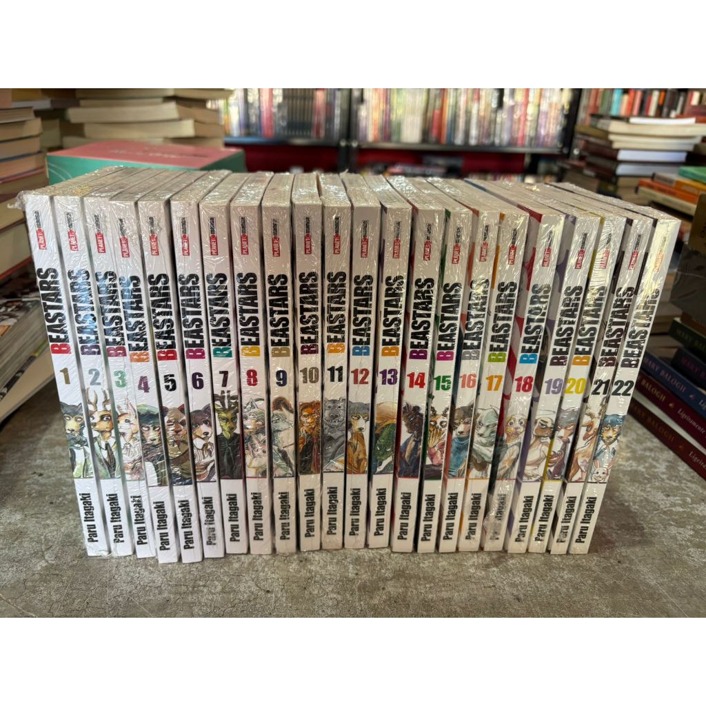 Beastars- Paru Itagaki (Completo 22 Volumes lacrados) | Shopee Brasil