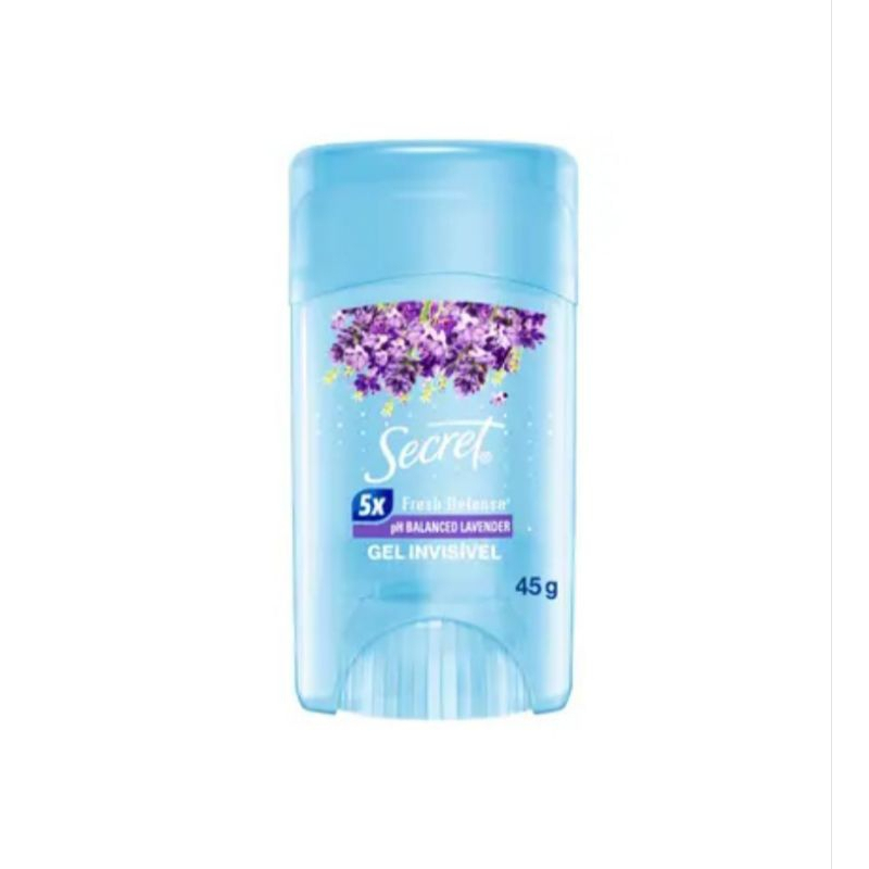 Desodorante Antitranspirante em Gel Secret Lavenda 45g | Shopee Brasil