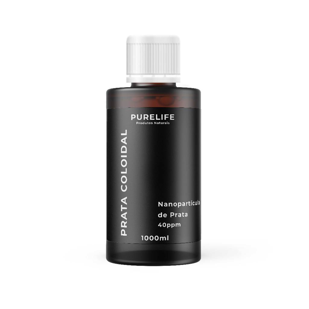 Prata Coloidal 40ppm 1000ml | Shopee Brasil