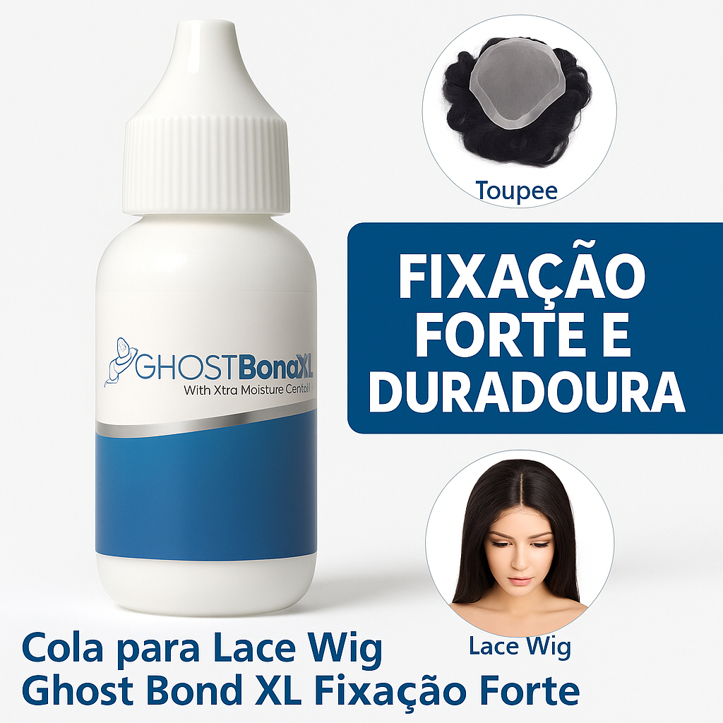 Cola para Lace Wig Ghost Bond XL Fixação Forte Antissuor Alta ...