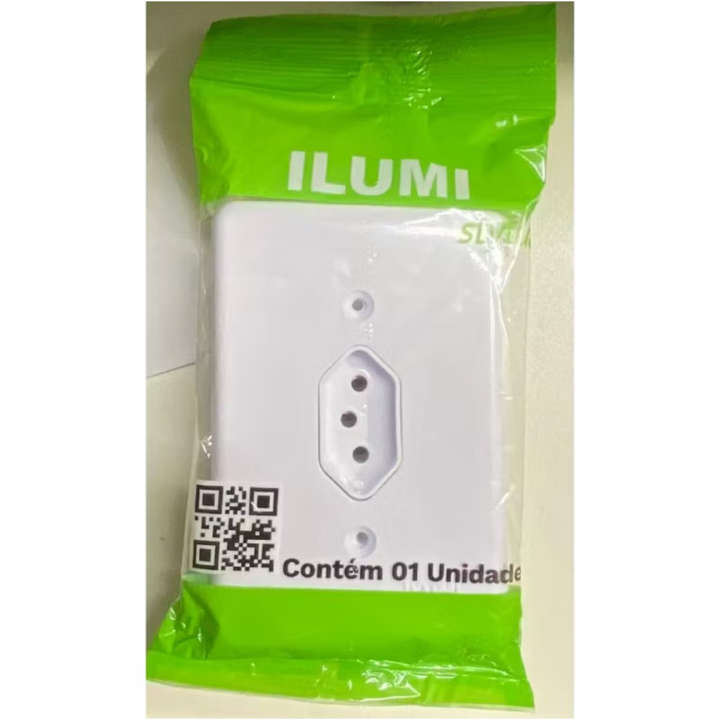 Tomada Ilumi 10A Branca | Shopee Brasil
