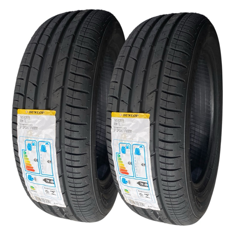 Kit 2 Pneus Aro 15 185/60/R15 88H Dunlop Sport FM800 Reinfoced | Shopee ...