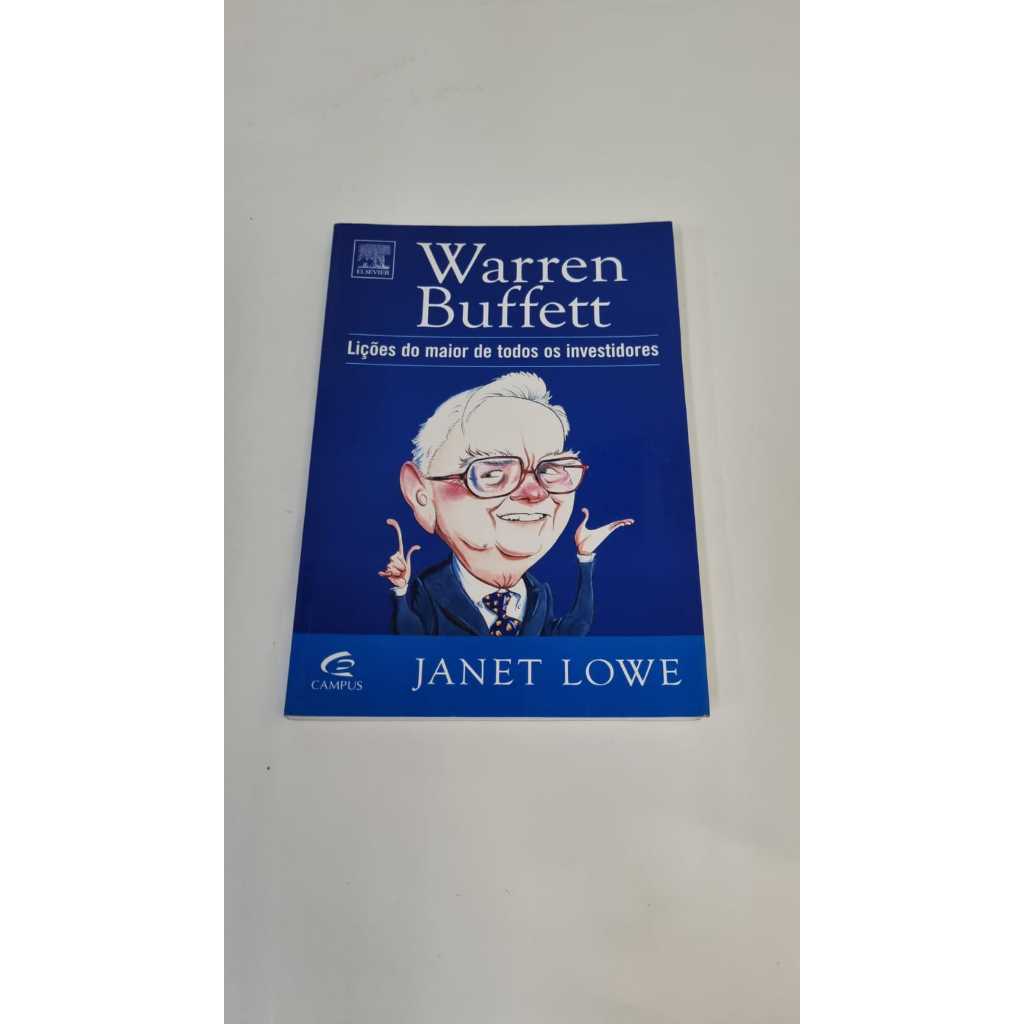 Livro Warren Buffett Janet Lowe Editora Campus A6418 | Shopee Brasil