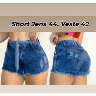 Shorts jeans sem lycra | Shopee Brasil