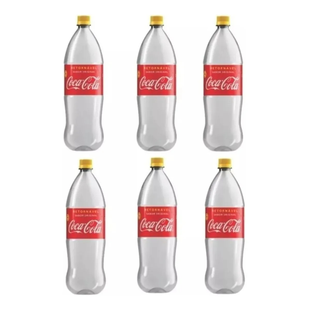 Garrafa Coca-cola Retornável 2l Vazia Kit Com 4 Unidades | Shopee Brasil