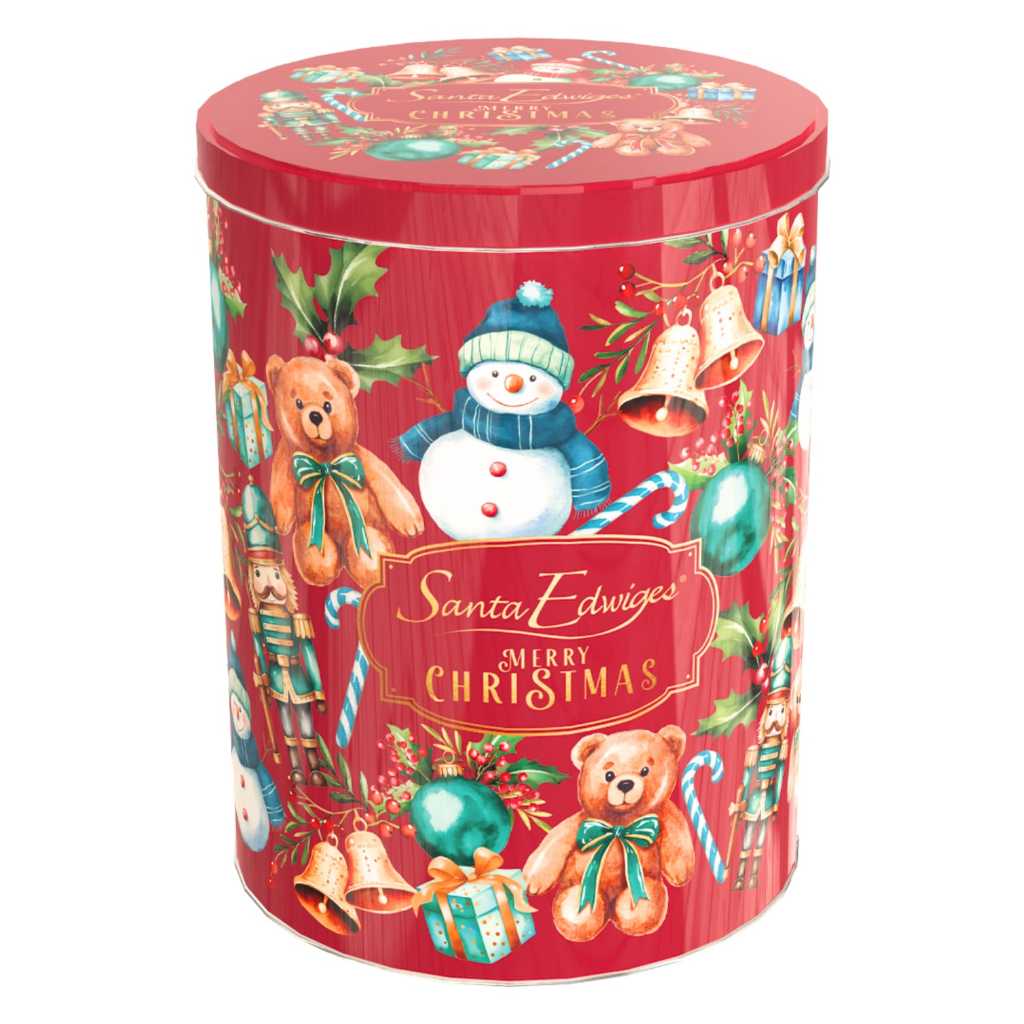 Latas Colecionáveis Mini Butter Cookies Natal 100g - Santa Edwiges ...