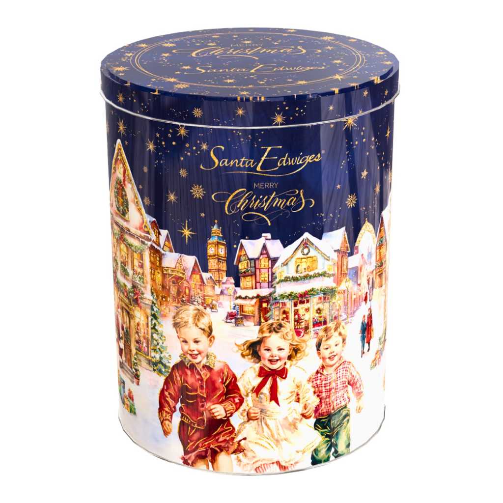 Latas Colecionáveis Mini Butter Cookies Natal 100g - Santa Edwiges ...