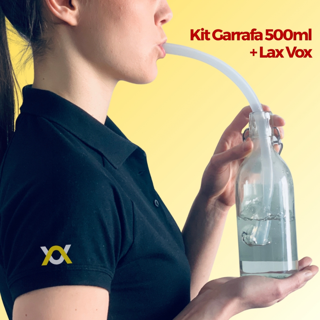 Kit Lax Vox para Exercícios vocais: Garrafa 500ml + Lax Vox Tubo de ...