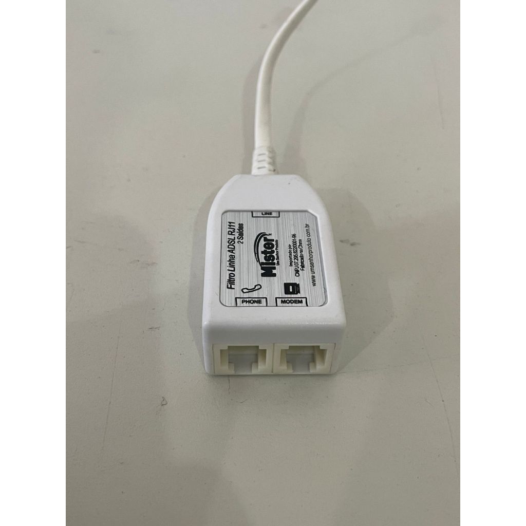 Filtro De Linha Adsl Duplo DIVERSAS MARCAS | Shopee Brasil