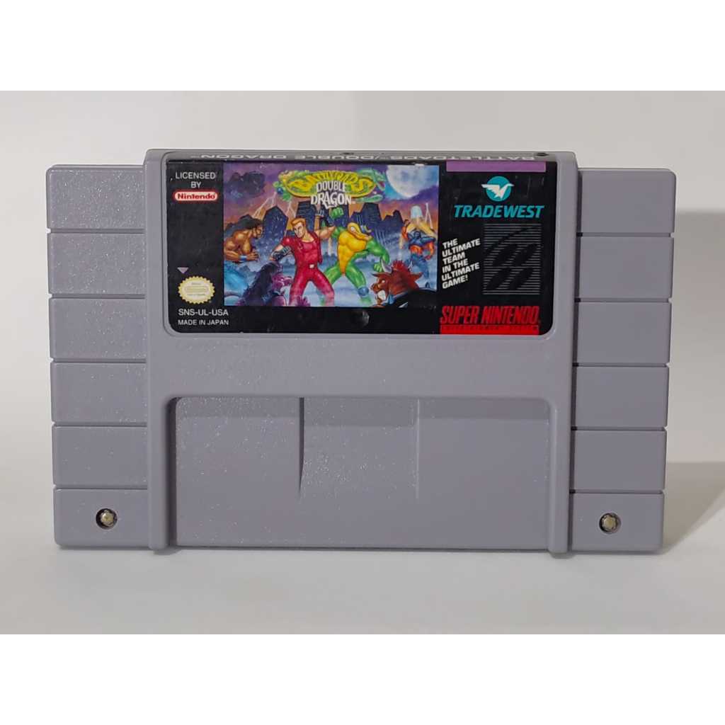Battletoads & Double Dragon SNES Super Nintendo 100% Original | Shopee ...