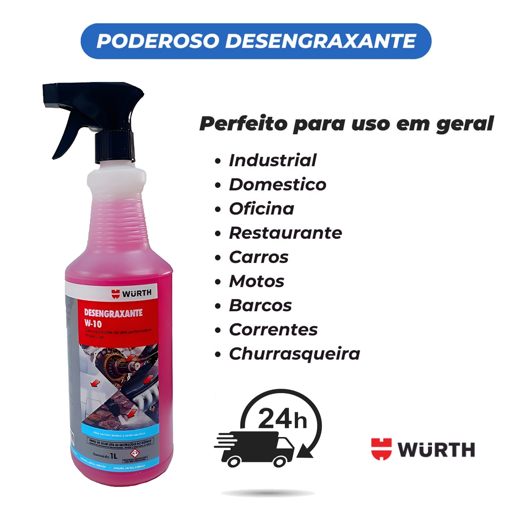 Desengraxante W-10 Original Removedor Multiuso W-10 Uso Domestico ...