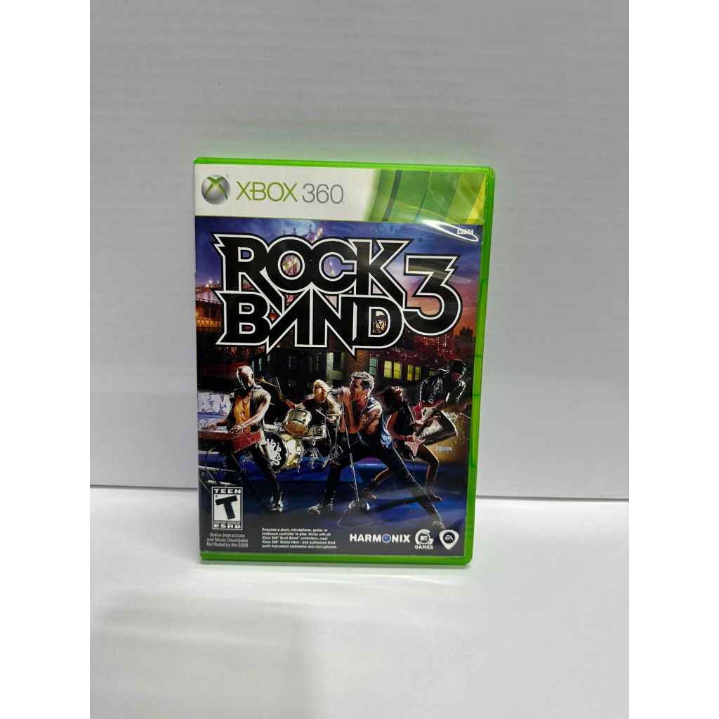 ROCK BAND 3 XBOX 360 ORIGINAL | Shopee Brasil