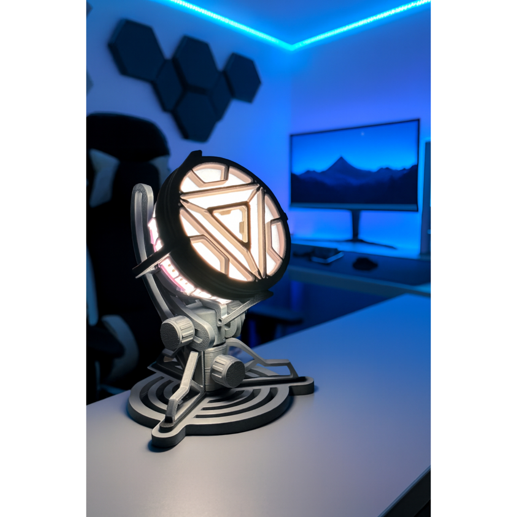 Luminária Arc Reactor Tony Stark -EXCLUSIVA- Leve o poder do herói mais ...