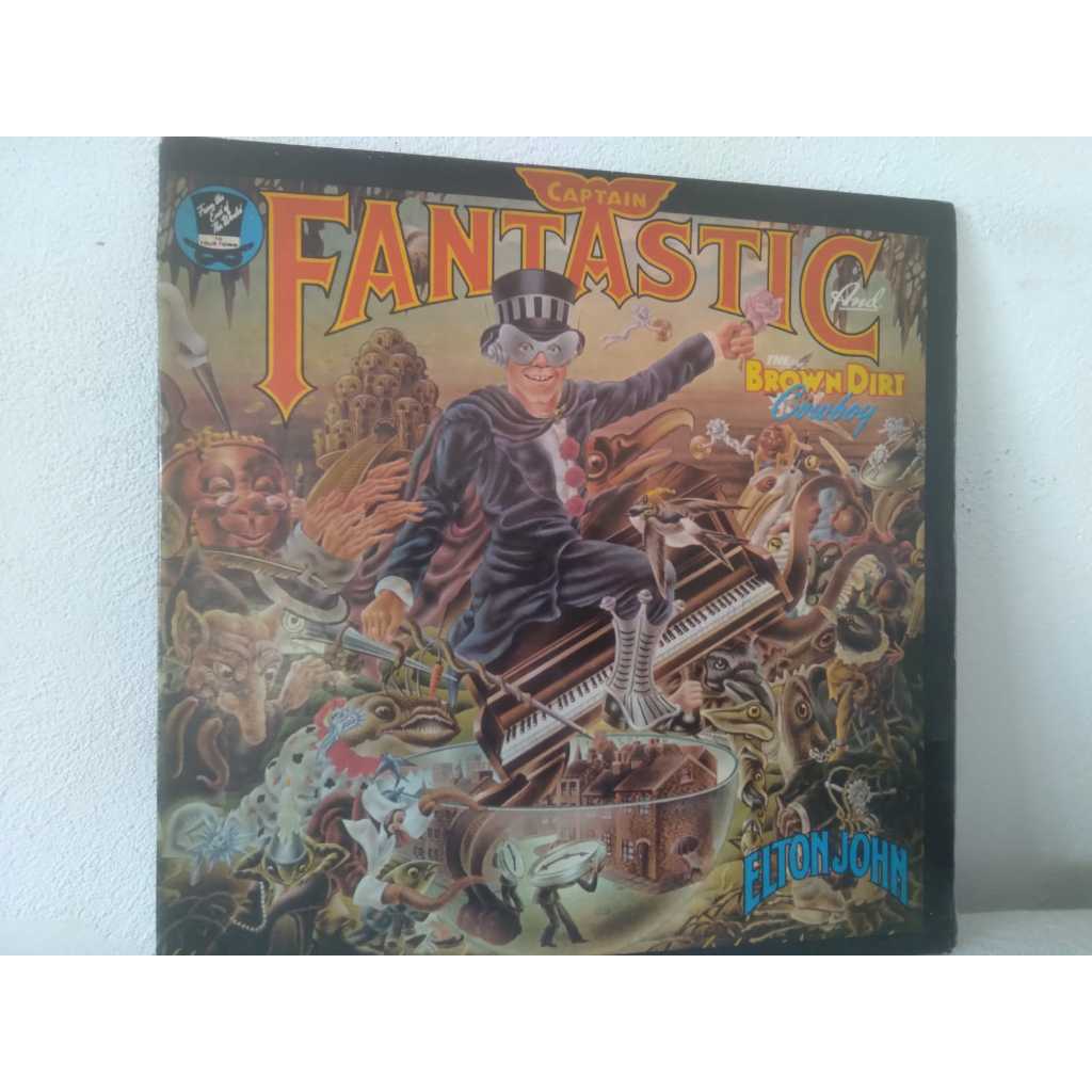 LP Elton Johm - Captain Fantastic - Capa dupla - ótimo | Shopee Brasil