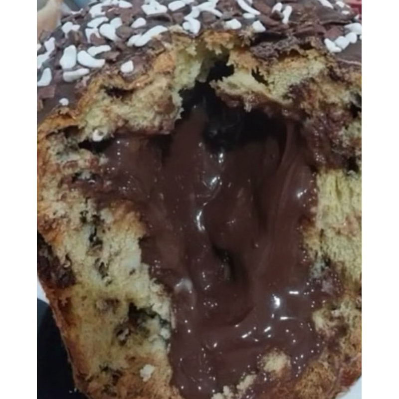 chocotone recheado/ trufado de pura nutella original 1kg | Shopee Brasil